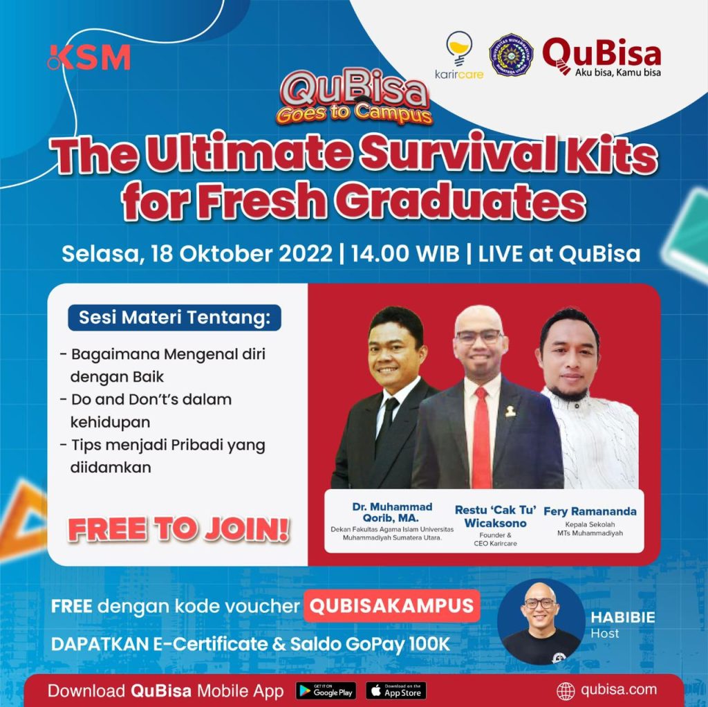 Qubisa Goes to Campus - 18 Oktober 2022 - CDAC UMSU