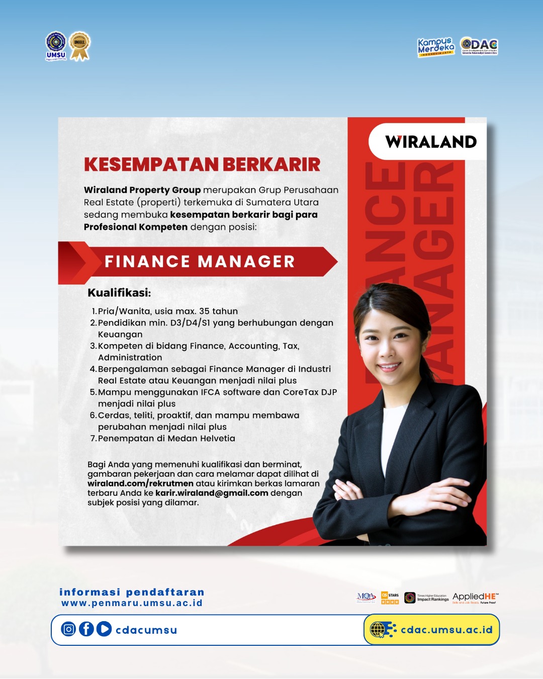 Loker Wiraland - Feb 2025 - CDAC UMSU