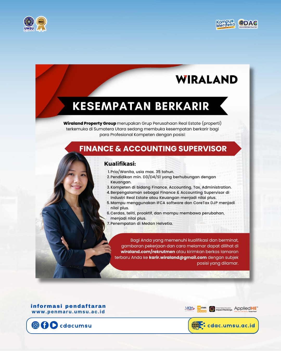 Loker Wiraland - Feb 2025 - CDAC UMSU