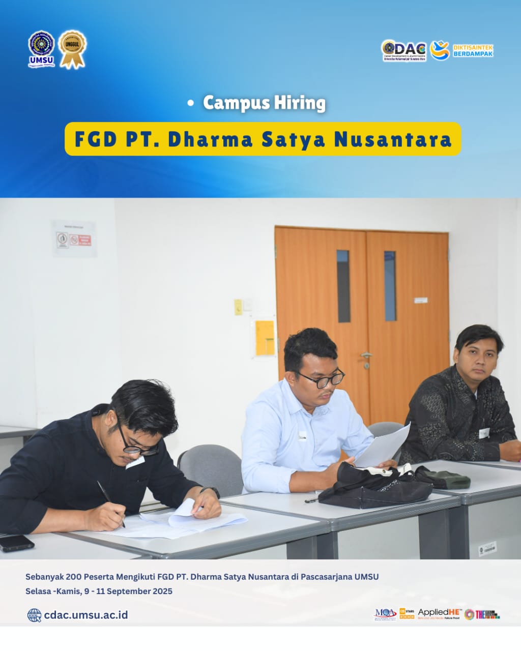 FGD (Campus Hiring) PT. DSN 2025 - CDAC UMSU